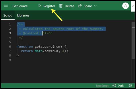 如何在excel中使用script Lab？