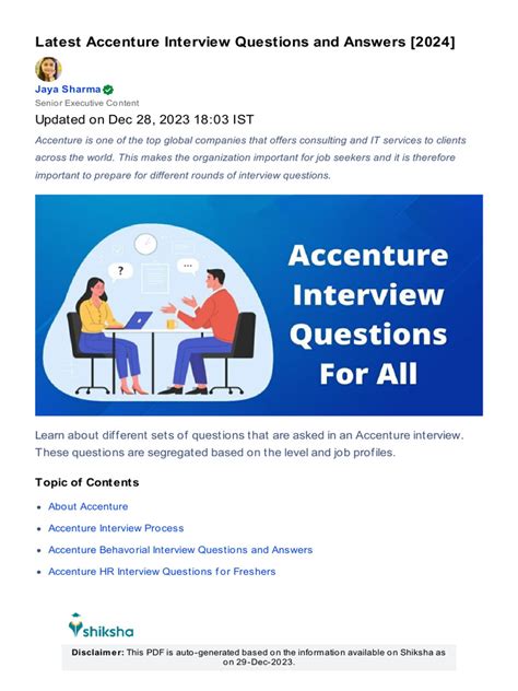 Accenture Interview Questions1 Pdf Method Computer Programming Class Computer Programming