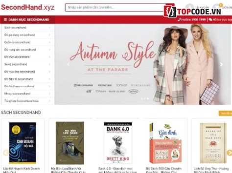 Full Code Web Bán Hàng Secondhand Giao Diện Cssjs