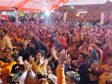 श्रीमद भागवत कथा में गूंजा नंद घर आनंद भयो जय कन्हैया लाल की Nand Ghar Anand Bhayo Jai