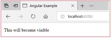 Angular NgIf Directive Java Coding