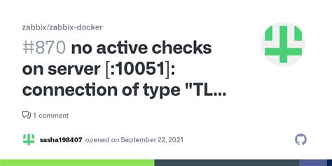 No Active Checks On Server 10051 Connection Of Type Tls With Psk