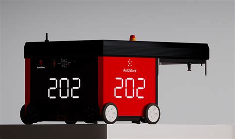 Automated Warehouse Robots R5 And R5 Autostore Workers