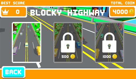 Unity Game Template Blocky Highway By OnefallGames Codester