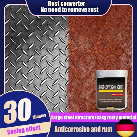Rust Converter Anti Rust Paint For Metal 1000g Convert Rust Into A Protective Layer To