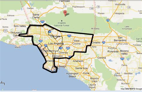 Extending City Borders Map Largest Places Population City Vs