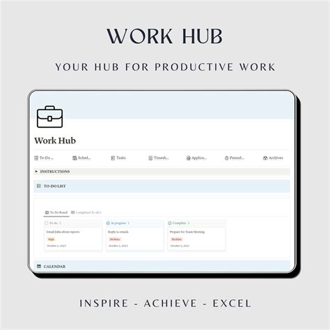 Notion Template Life Planner Blue Dashboard