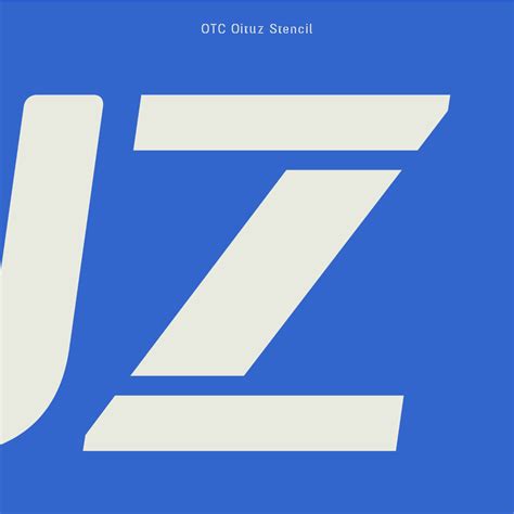 Otc Oituz Stencil Black Oblique Desktop And Web… I Love Typography