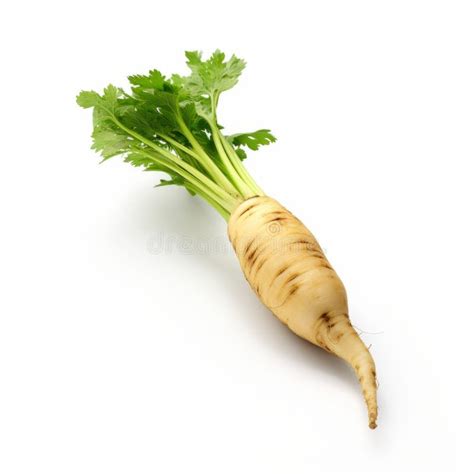 Glorious Parsnip A Tilt Shift Lens Perspective On A White Background Stock Illustration Glorious Parsnip A Tilt Shift Lens Perspective On A White Background Stock Illustration