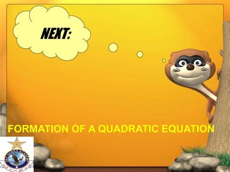 The Relation Between The Roots Of A Quadratic Equation Ppt Physics