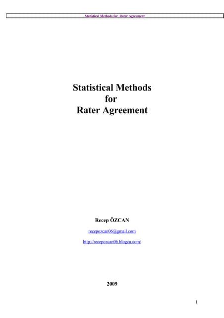 Statistical Methods Doc