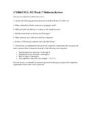 Cybersecurity Midterm Review Code Red Worm Password Complexity Course Hero