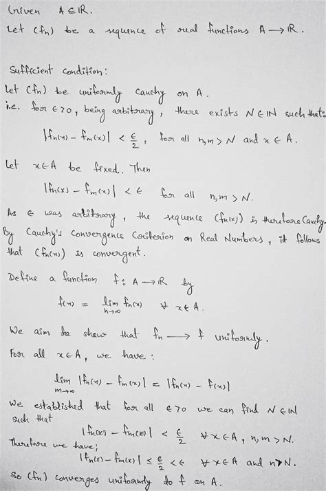 Solved 2 Prove The Following Theorem A Sequence Of Functions F Course Hero