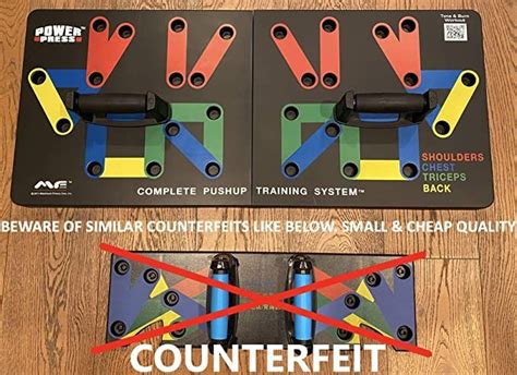 Original Push Up Board Color Coded Power Press Complete Training System