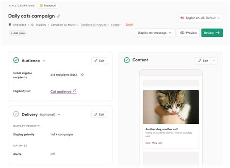 creating embedded message campaigns iterable support center