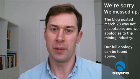 Sepro Systems On Linkedin With Deep Regret Sepro Formally Apologizes For The Content Published