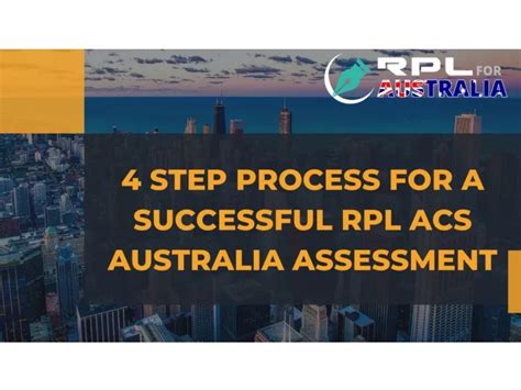 PPT 4 Step Process For A Successful RPL ACS Australia Assessment 1 PowerPoint Presentation