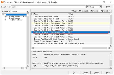 当你用opnet（riverbed）跑程序时候，出现fatal Error C1189 Errorno Target
