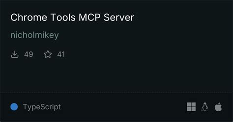 chrome tools mcp server glama