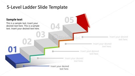 65031 01 5 Levels Ladder Powerpoint Template 2 Slidemodel
