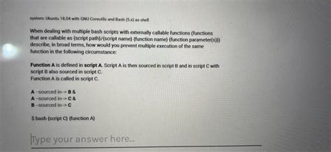 Solved System Ubuntu 18 04 With Gnu Coreutils And Bash