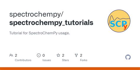 Github Spectrochempyspectrochempytutorials Tutorial For Spectrochempy Usage
