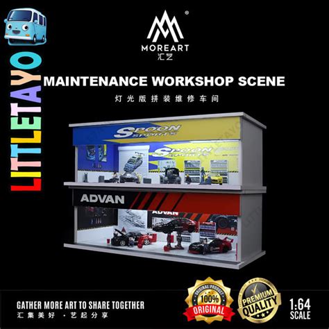 Moreart 164 Spoon Sports Yohokama Advan Maintenance Workshop Scene