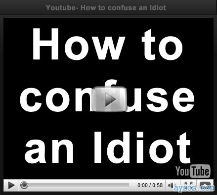 Funny Picture On How To Confuse An Idiot Funny And Sexy Videos And Pictures