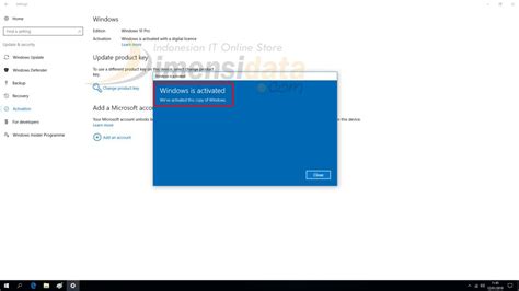 Cara Aktivasi Windows Pro Dan Windows Home Original Permanen
