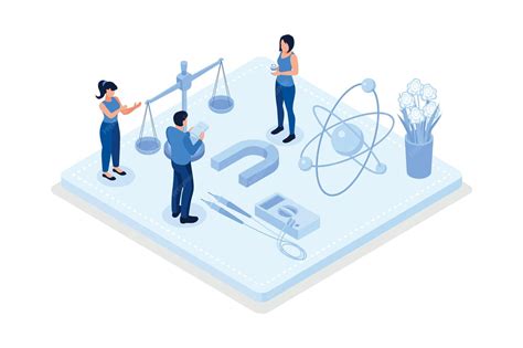 Premium Vector Physics School Subject Concept Scientist Explore Electricity Magnetism Light