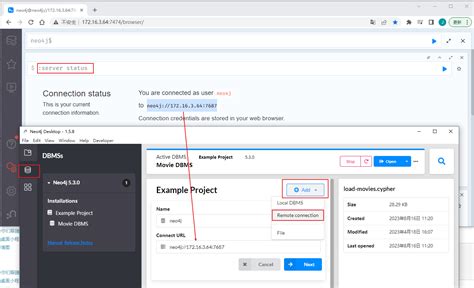知识图谱（knowledge graph） neo4j 5 10 0 desktop and graphxr 连接自建数据库 vipsoft