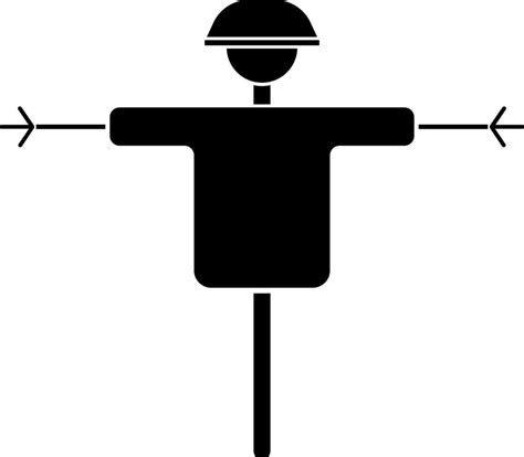 Scarecrow Icon Or Symbol In Flat Style 24246680 Vector Art At Vecteezy