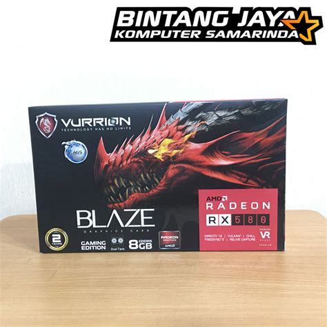 Jual VGA Vurrion BLAZE AMD RX 580 8GB Dual Fan Gaming Edition Shopee Indonesia