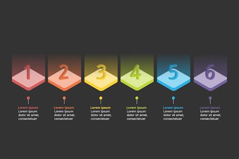 Premium Vector Step Number Chart Template For Infographic For
