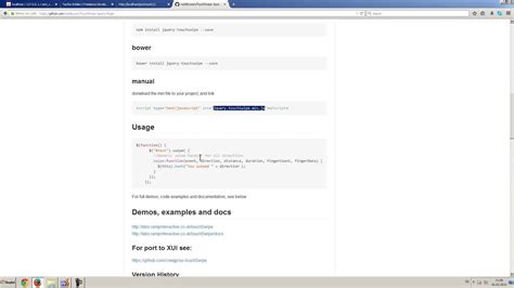 Jquery Touchswipe Eklentisi Ile Parmak Hareketlerini Yakalamak Youtube
