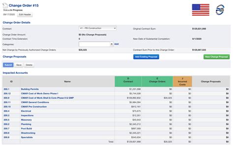 Construction Change Order Made Easy To Use Owner Insite