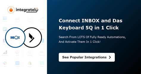 How To Integrate Inbox And Das Keyboard 5q 1 Click ️ Integration