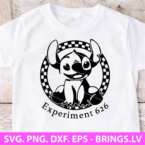 Experiment 626 Svg Stitch Svg Lilo And Stitch Svg Png Dxf Eps Cut