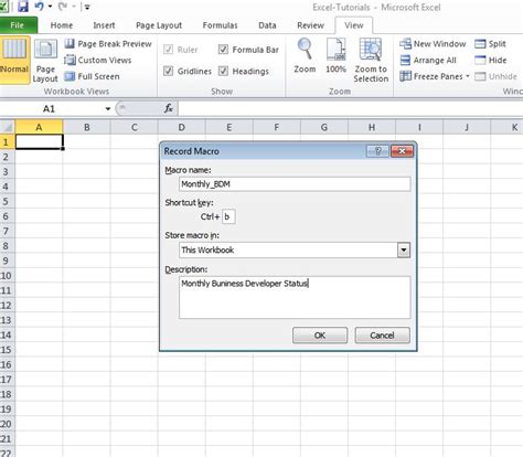 Excel Macros W3schools