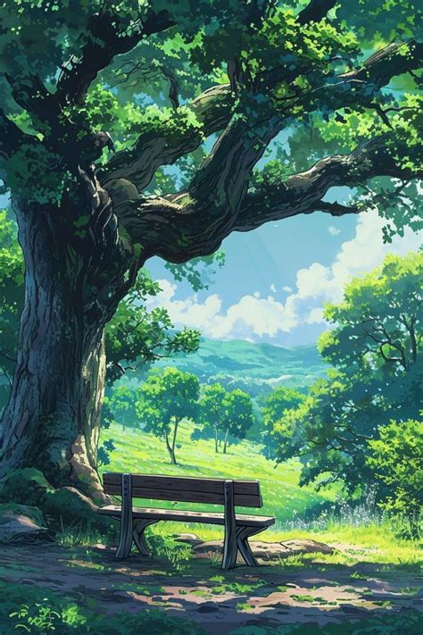 Живописный пейзаж с парком