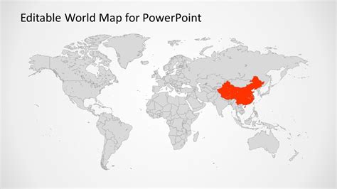 editable worldmap for powerpoint slidemodel
