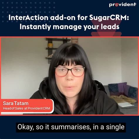 [video] Provident Crm On Linkedin Crm Sugaroutfitters Interaction Sugarcrm Sugarcrmpartner
