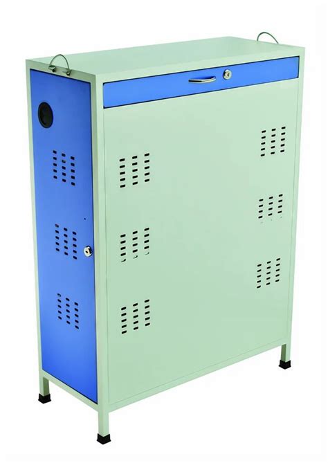 Mild Steel White And Blue Asc 5 Smart Class Computer Cabinet For School