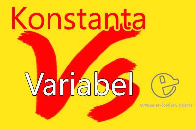 Perbedaan Konstanta Dan Variabel Dalam C Aplikasi Angka Kredit
