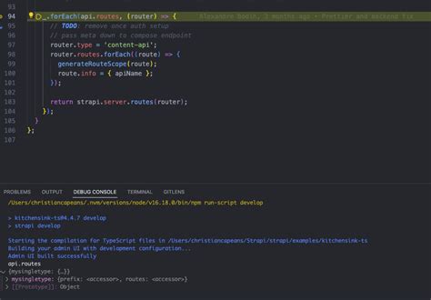 [4 2 beta] cannot add sourcemap files for typescript debugging · issue 13016 · strapi strapi