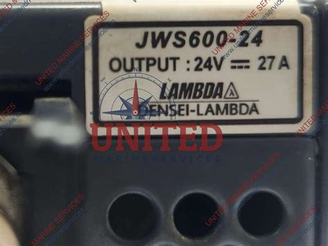 Lambda Jws600 24 Switching Power Supply United Marine Services
