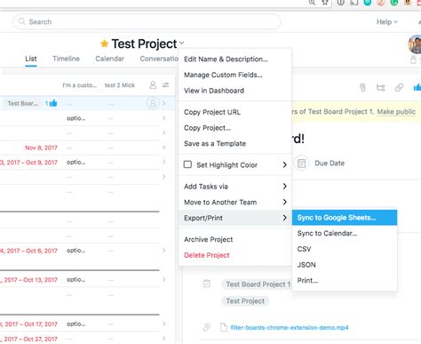 How Do I Export A Large Project With Custom Fields And Subtasks Into A CSV Or Spreadsheet