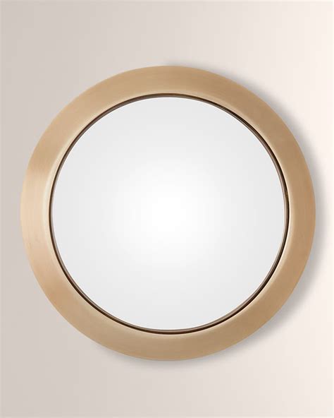 Global Views Oculus Brass Mirror Small Neiman Marcus