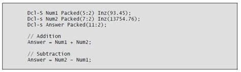 Data Manipulation Operations Using Free Format Part One Mc Press Online