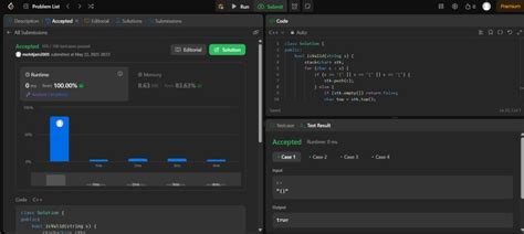 100daysofcode Day20of100 100daysofcode Leetcode C Stacks Mohit Jain